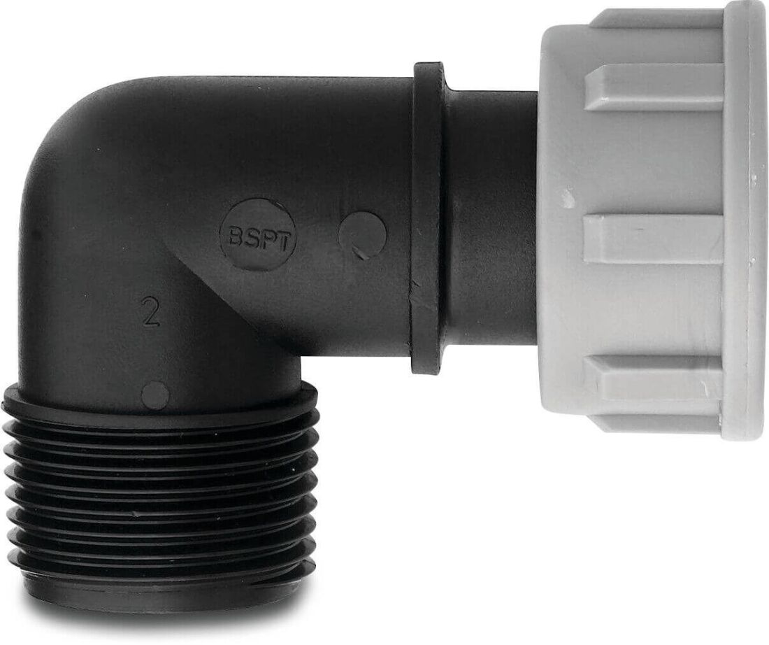 1 1/2" BSP Male to Female Union Elbow Bend - Water Garden UK