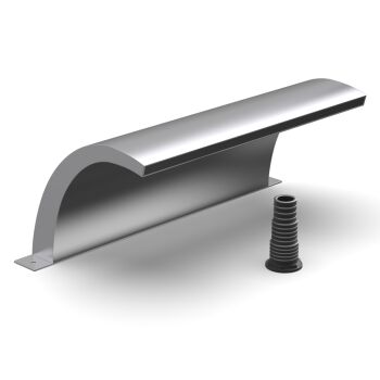 300mm Curved Cascade Water Blade Feature - Water Garden UK